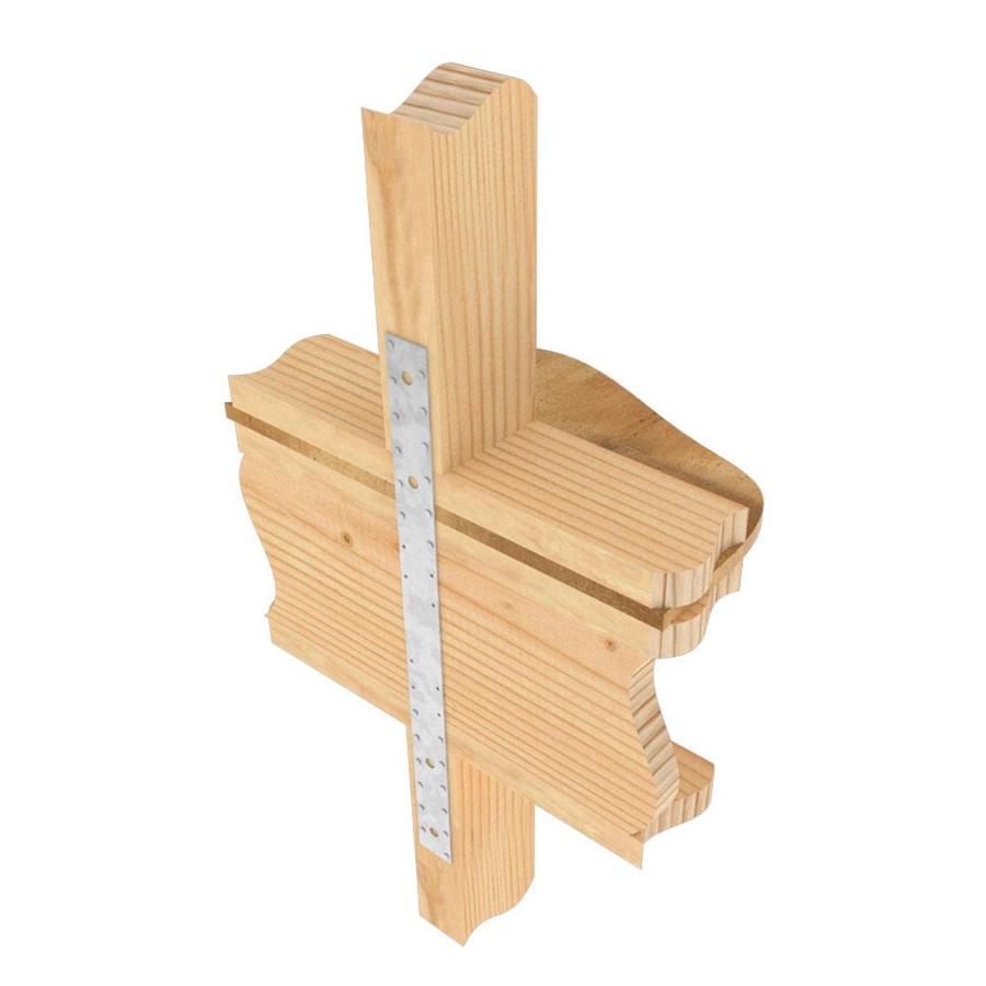 USP 27-in 12-Gauge Wood to Wood G90 Galvanized Foundation Strap in the ...