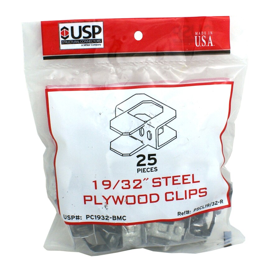 USP 25-count 19/32-in Plywood Clips at Lowes.com
