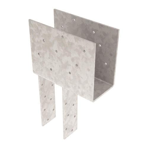 USP 4 x 4 End Column Cap, Hot-Dip Galvanized in the Base & Cap Hardware ...