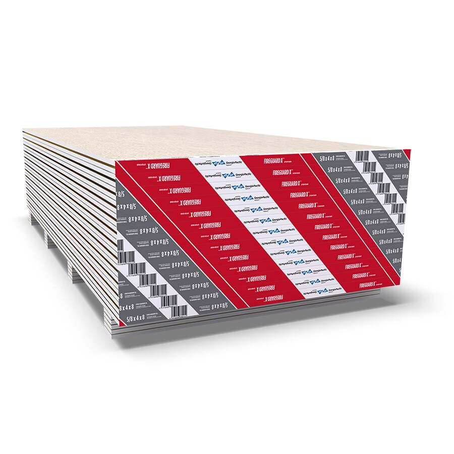 ToughRock 5/8-in x 4-ft x 8-ft Fireguard Drywall Panel in the Drywall ...