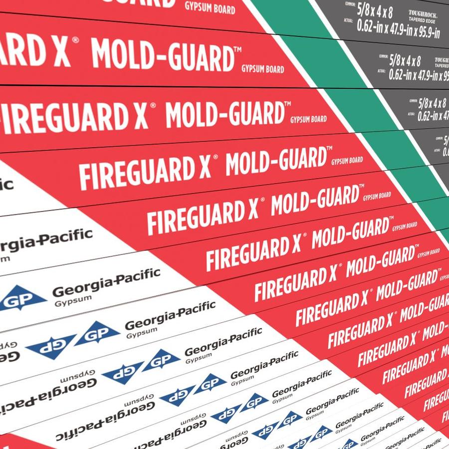 ToughRock (Common: 5/8-in x 4-ft x 8-ft; Actual: 0.62-in x 3.99-ft x 7. ...