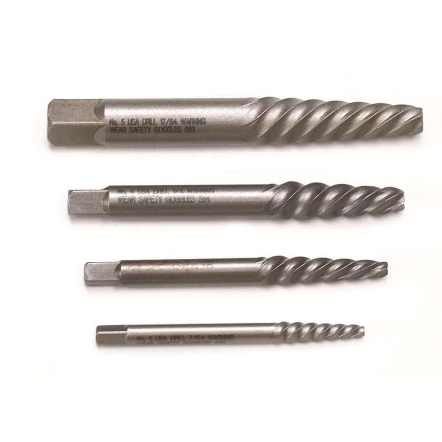 GEARWRENCH Spiral Screw Extractor Set, 4 Piece in the Screw Extractors ...