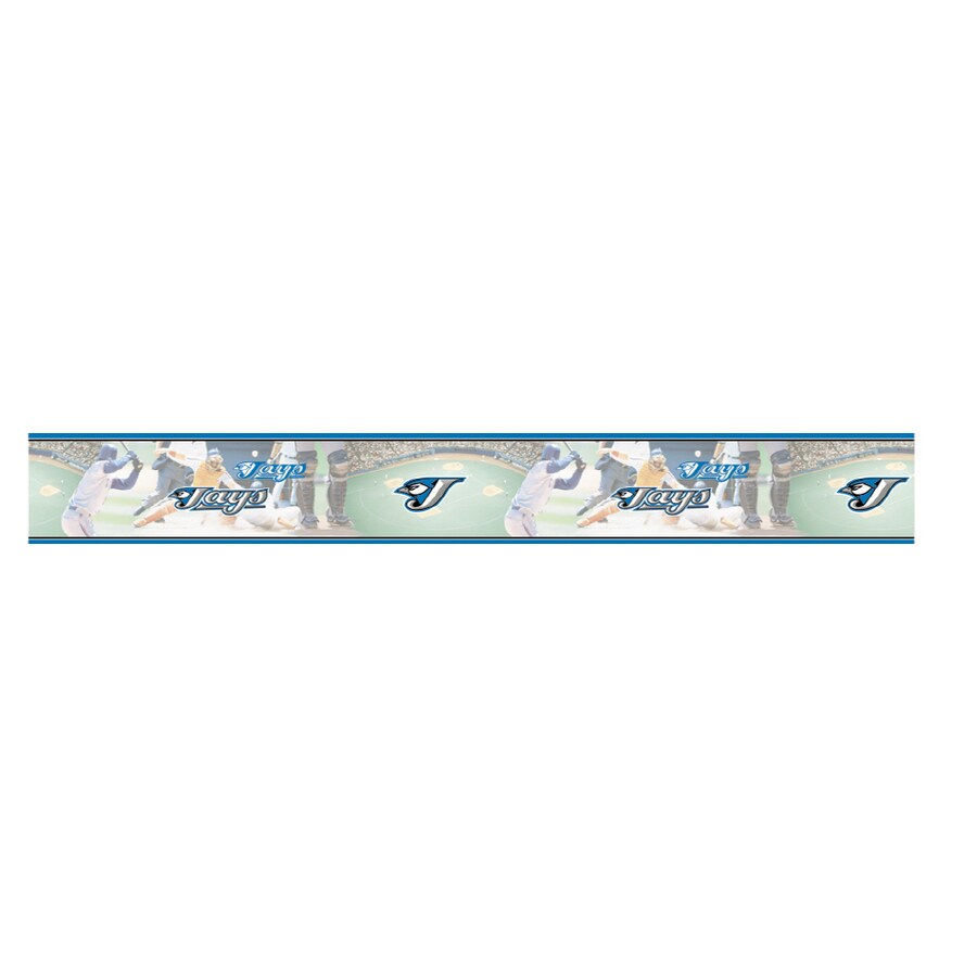 Village Toronto Blue Jays Wallpaper Border at Lowes.com
