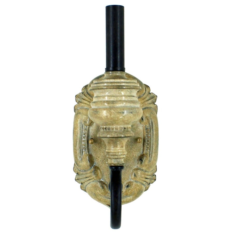 Style Selections 5-in W 1-Light Specialty Bronze with Wood Look Wall ...