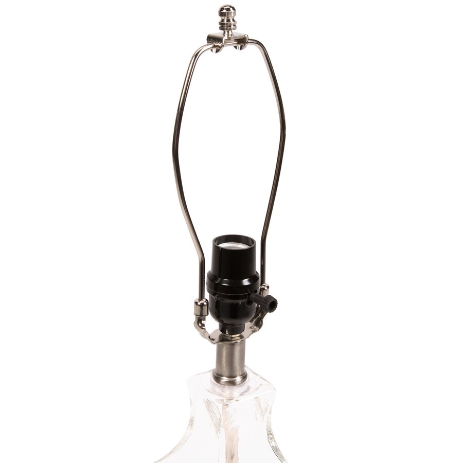 allen + roth 17.5-in Clear Plug-In 3-Way Glass Lamp Base in the Lamp ...