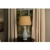 Allen + roth 9-in x 13-in Tan Burlap Fabric Drum Lamp Shade at Lowes.com