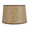 Allen + roth 10-in x 15-in Faux Leather Fabric Drum Lamp Shade at Lowes.com