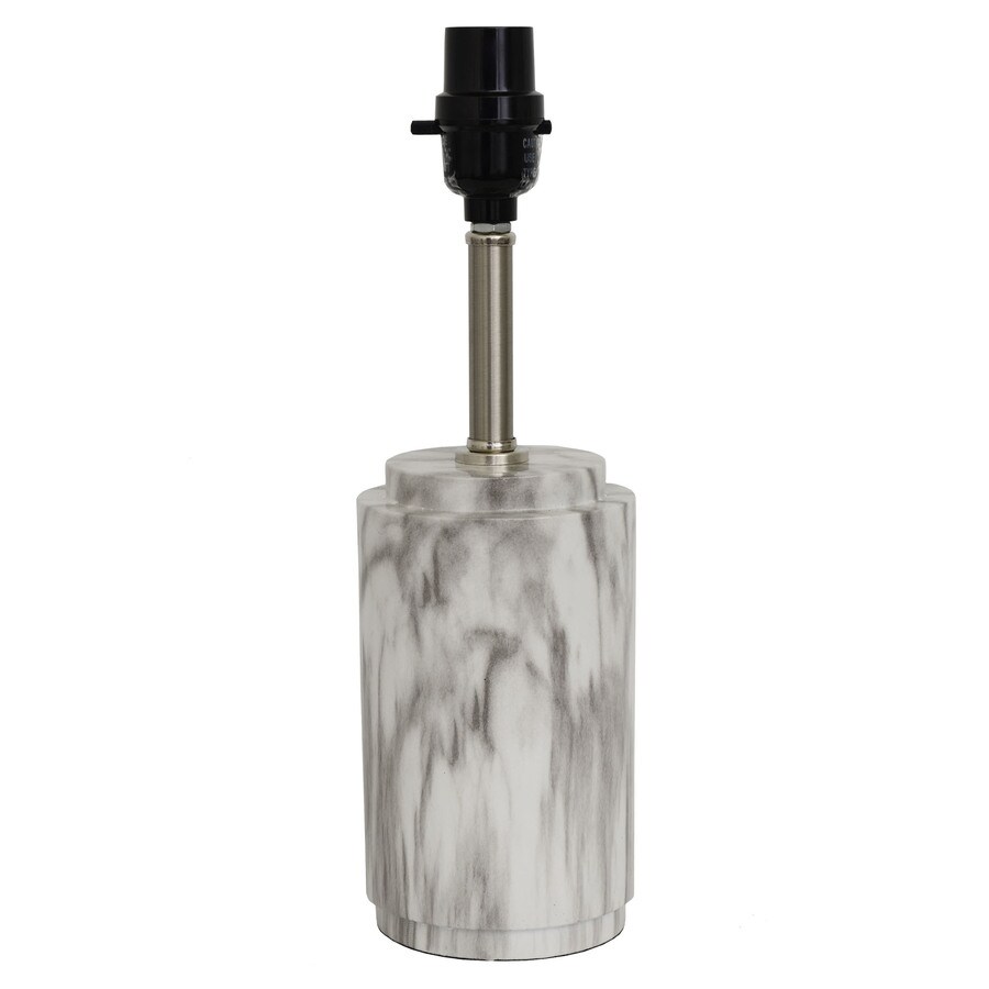 Decor Therapy 13-in White Marble Resin Lamp Base in the Lamp Bases ...