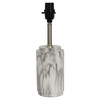 Decor Therapy 13-in White Marble Resin Lamp Base at Lowes.com