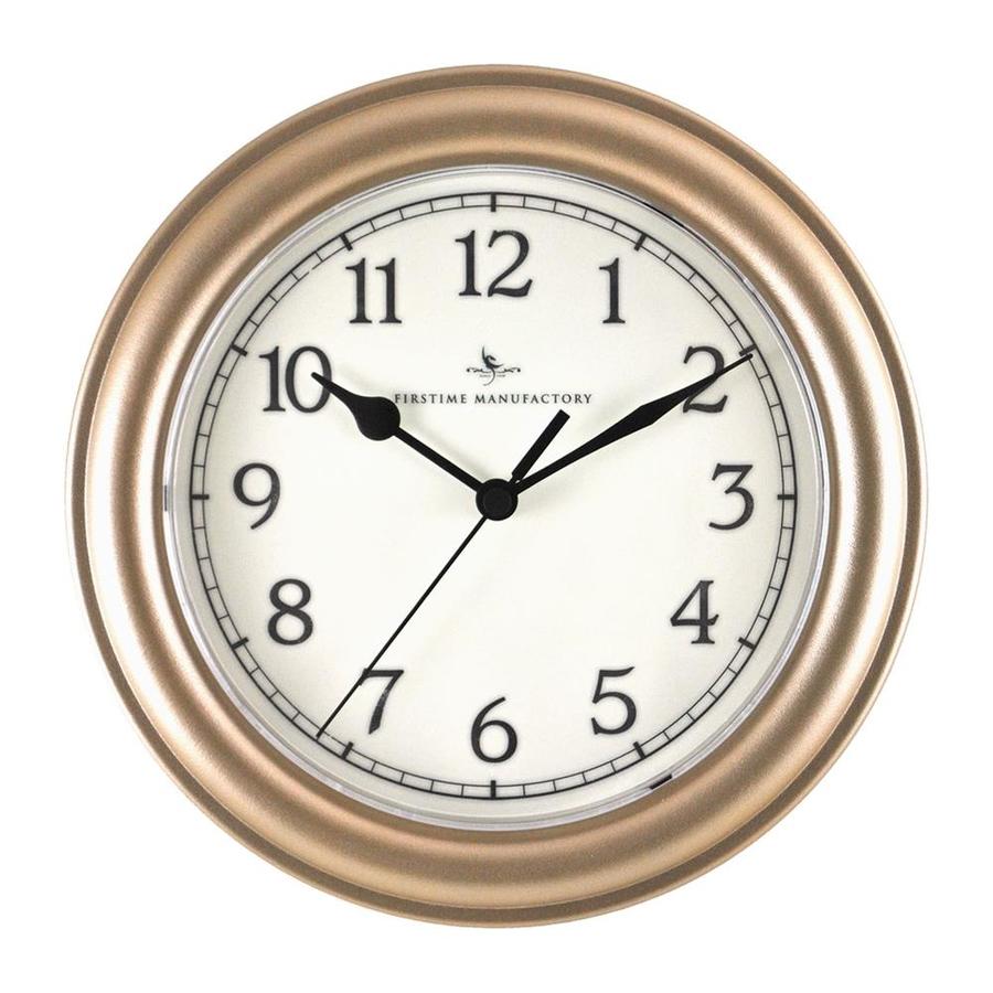 FirsTime Essential Analog Round Wall Clock in the Clocks department at ...