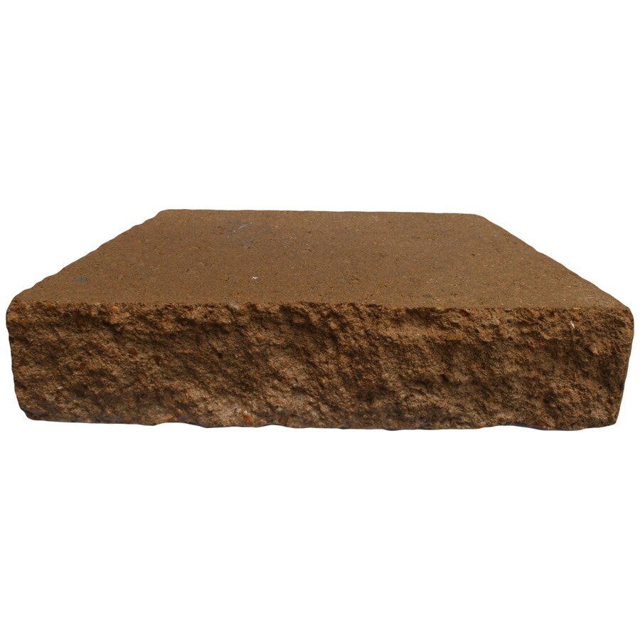 Block USA Tan Concrete Retaining Wall Cap in the Retaining Wall Block ...