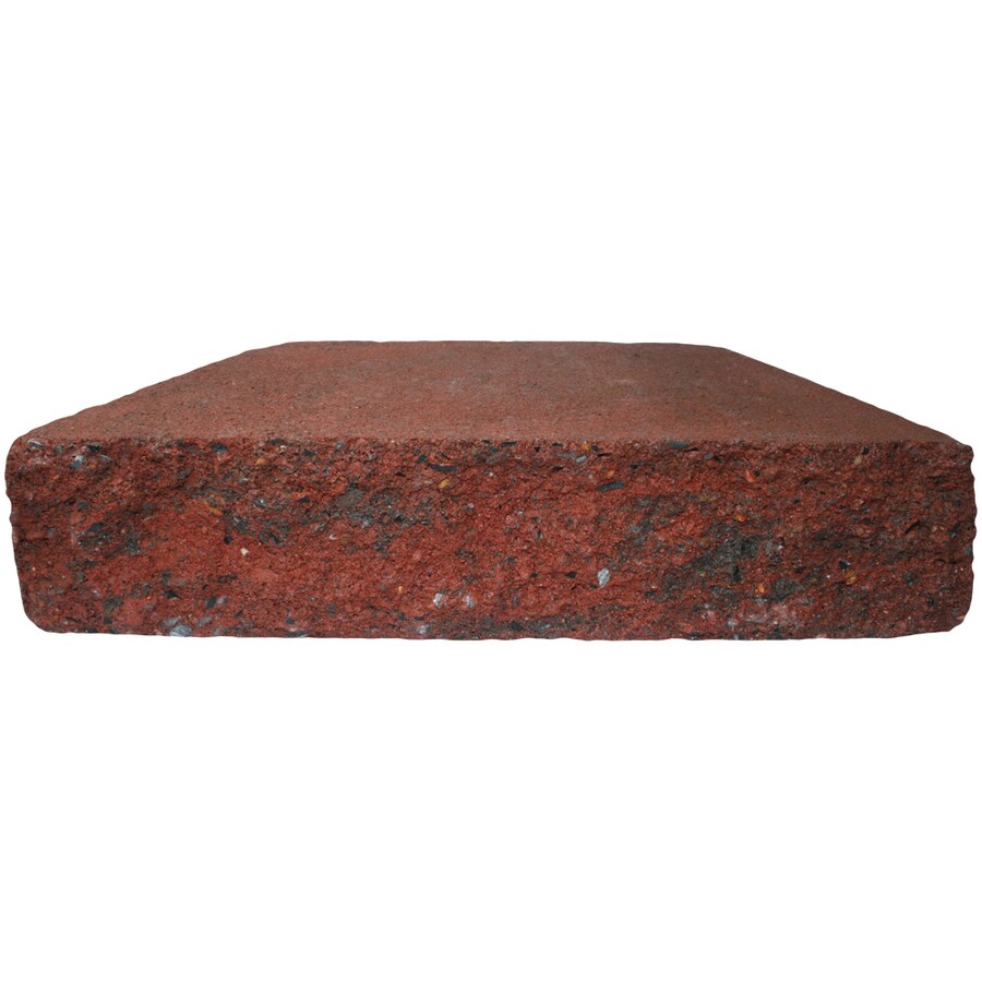 Block USA Red/Charcoal Concrete Retaining Wall Cap in the Retaining ...
