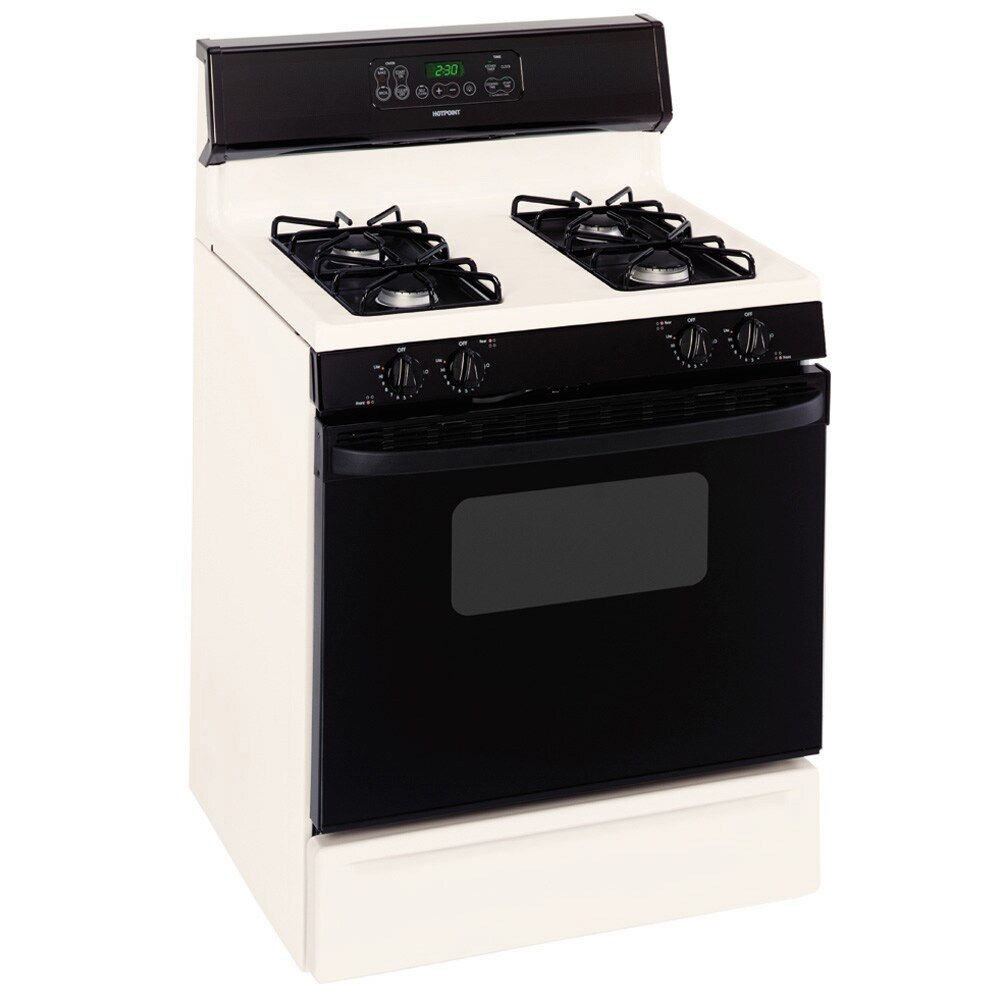 HotpointÂ® 30-Inch Freestanding Gas Range (Color: Bisque) at Lowes.com