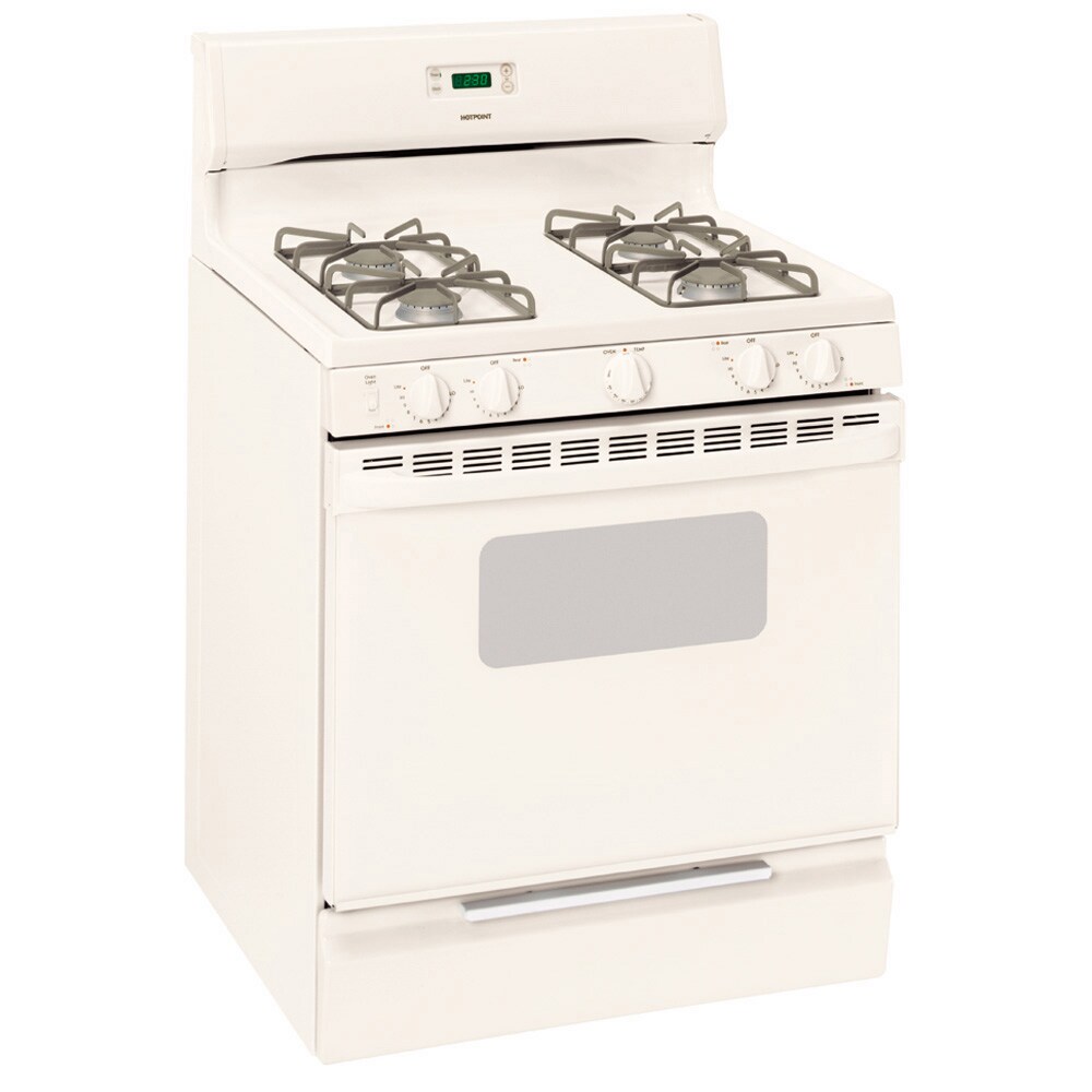HotpointÂ® 30-Inch Freestanding Gas Range (Color: Bisque) at Lowes.com