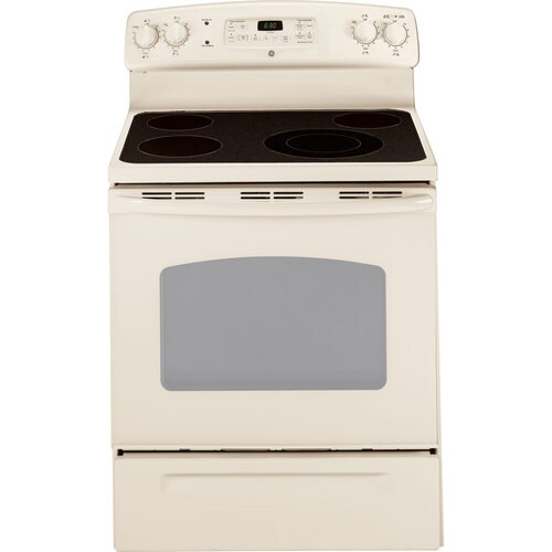 GE 30-in Freestanding Smooth Surface 5.3 cu ft Self-Cleaning Electric ...