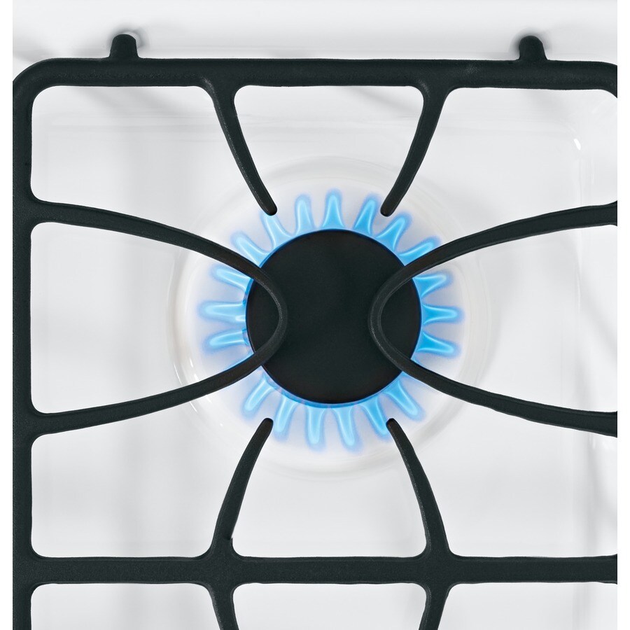 GE 30-in White Gas Cooktop at Lowes.com