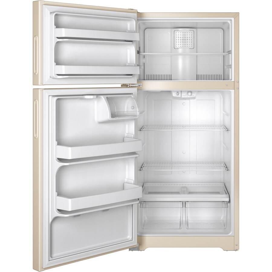 Hotpoint 14.6-cu ft Top-Freezer Refrigerator (Bisque) at Lowes.com