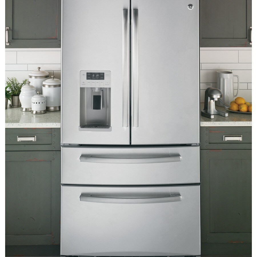 GE Profile 24.8-cu ft 4 -Door with Ice Maker Stainless steel ) at Lowes.com