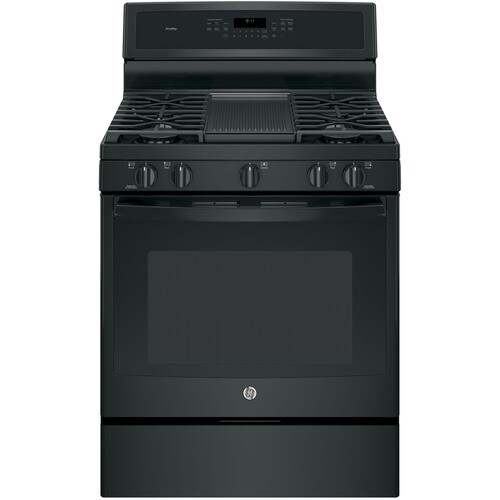 GE Profile 5-Burner Freestanding 5.6-cu ft Self-Cleaning Convection Gas ...