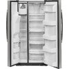GE 23.2-cu ft Side-by-Side Refrigerator with Ice Maker (Stainless Steel ...