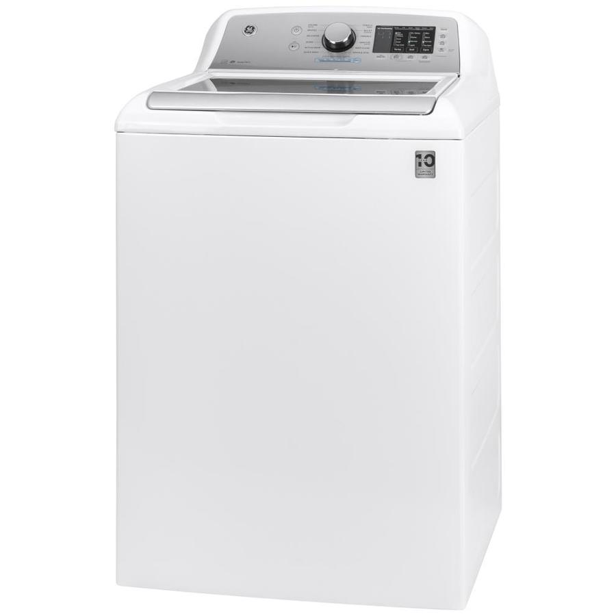 GE 4.8-cu ft High Efficiency Top-Load Washer (White) ENERGY STAR at ...