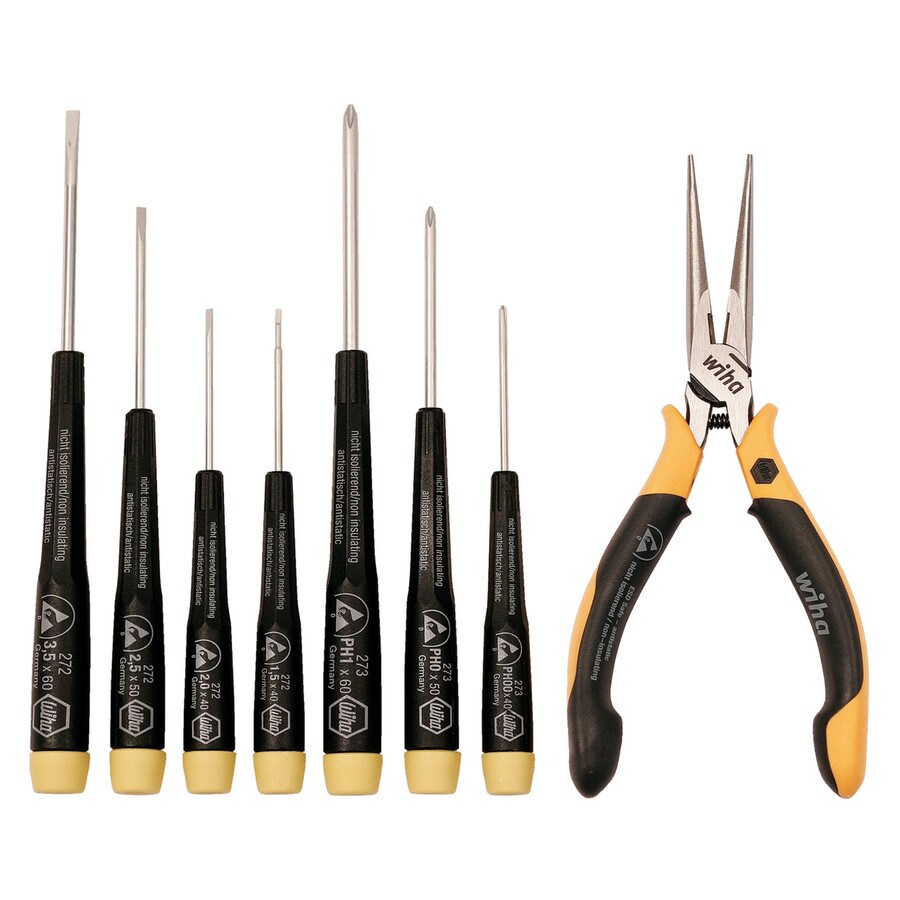Wiha ESD Safe 8-Piece Composite Handle Screwdriver Set in the ...