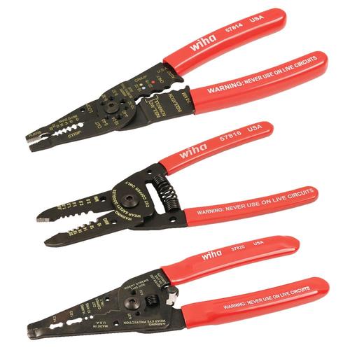 Wiha Wire Strippers/Crimper/Pliers Set, 3 Piece at Lowes.com