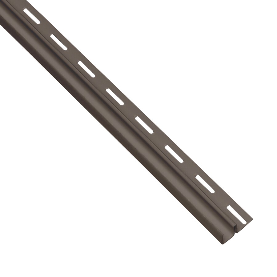 Durabuilt Musket Brown F-Trim Vinyl Siding Trim 40-Pack 1-in x 150-in ...