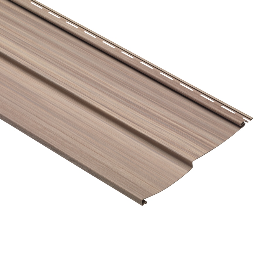 Georgia-Pacific Castle Ridge Single 8-in Traditional White Vinyl Siding ...