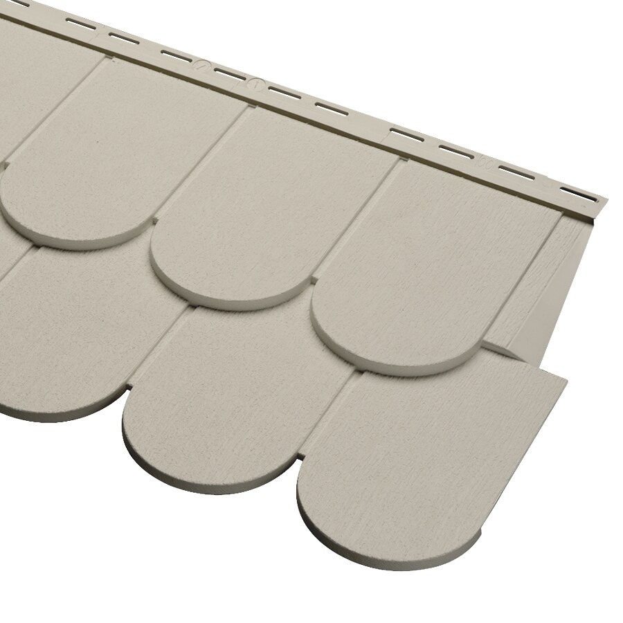 Georgia-Pacific Castle Ridge Single 8-in Traditional White Vinyl Siding ...