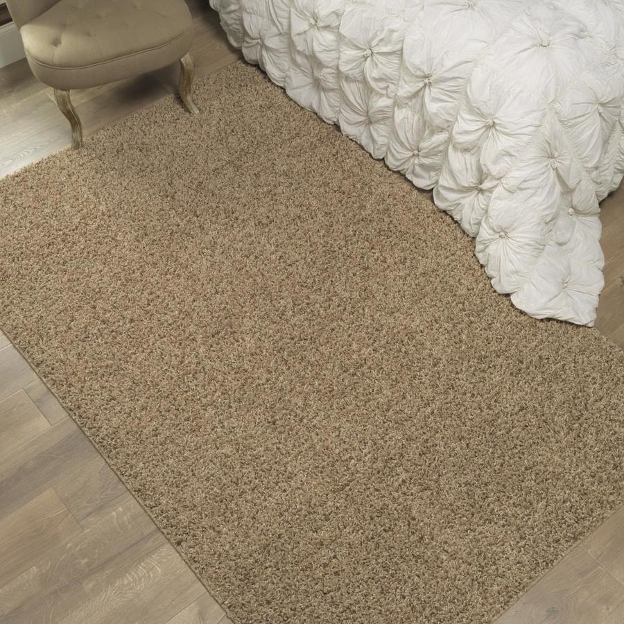 Mohawk Home Kodiak Shag Brown Indoor Area Rug (Common: 8 x 10; Actual ...