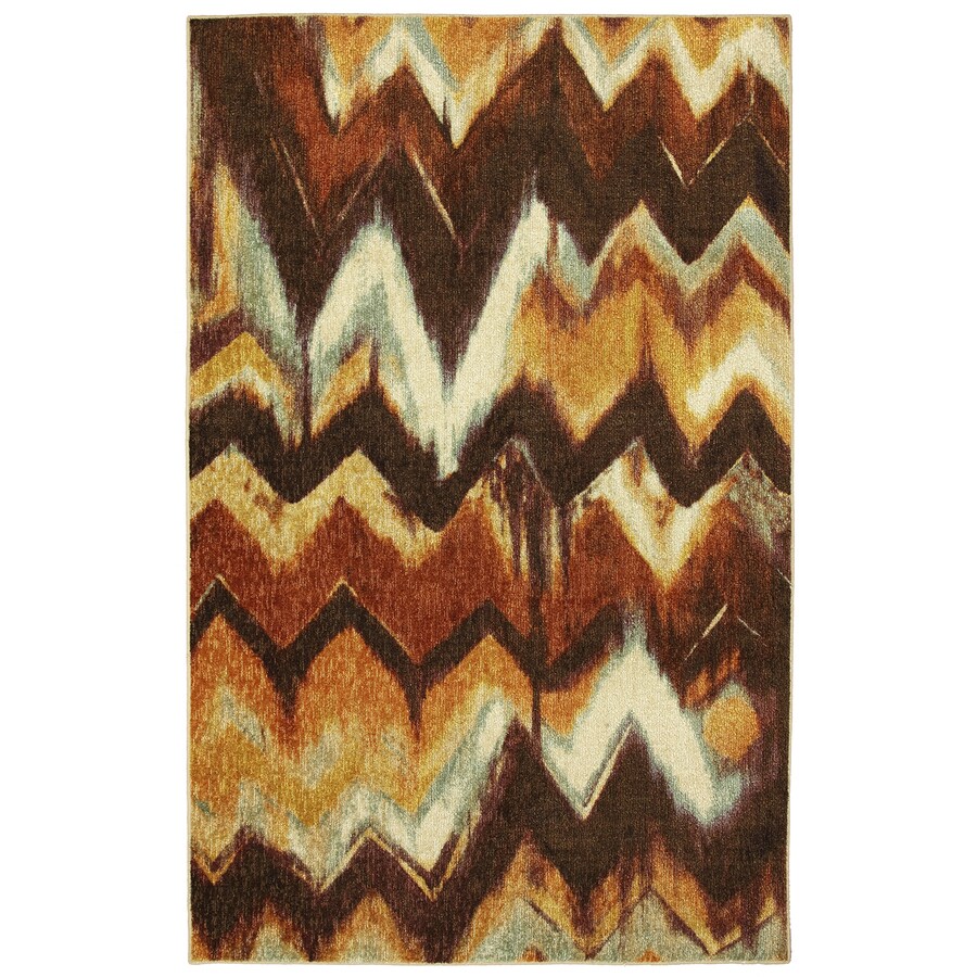 Mohawk Home New Mexico 8 x 10 (ft) Nylon Brown Rectangular ...