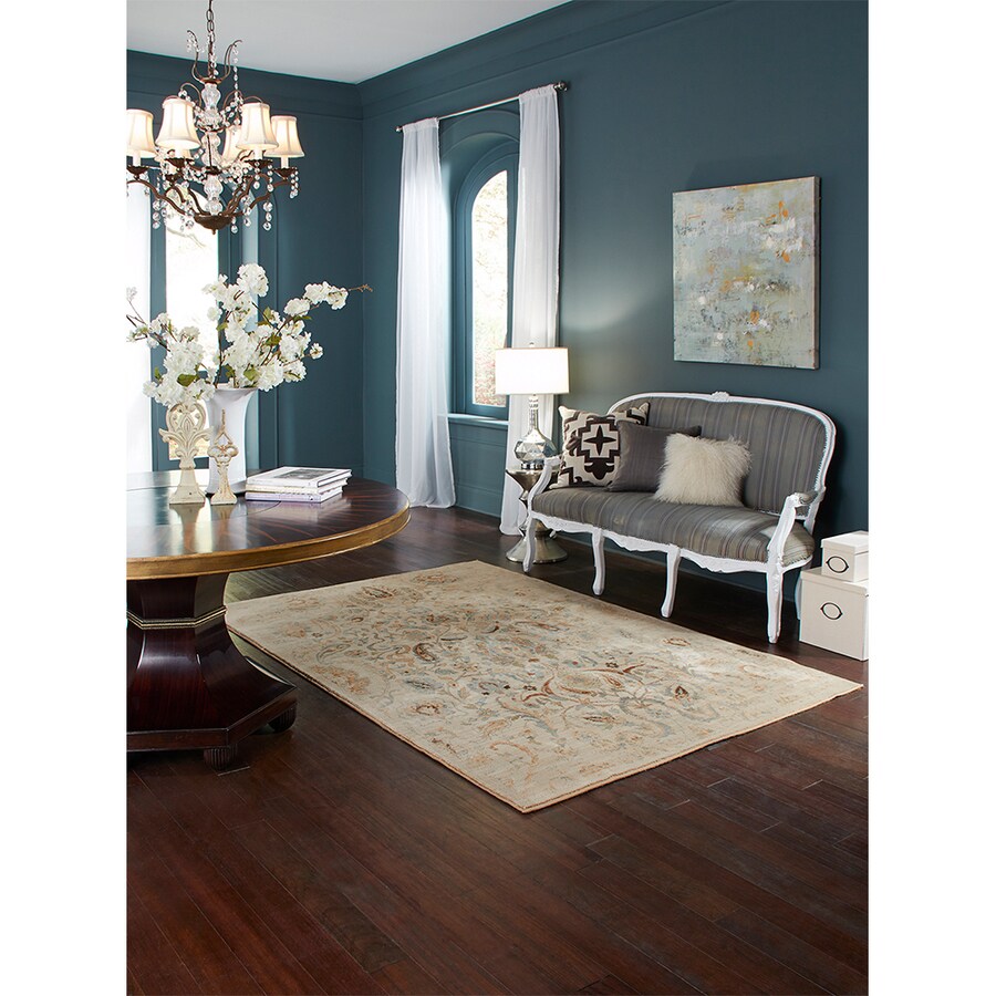 Mohawk Home Serenity 4 x 6 Sentiment Butter Pecan Area Rug at Lowes.com