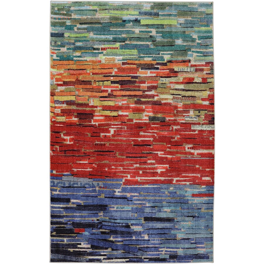 Mohawk Home Awaken 8 X 10 (ft) Red Area Rug at Lowes.com