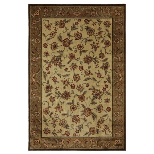 Mohawk Home Alice Brown Rectangular Indoor Woven Area Rug (Common: 5 x ...