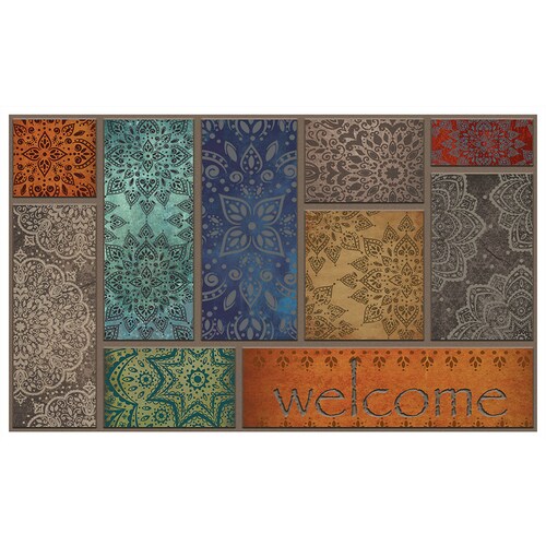 Mohawk Home Innovation End Cap Off-White Rectangular Door Mat (Common ...