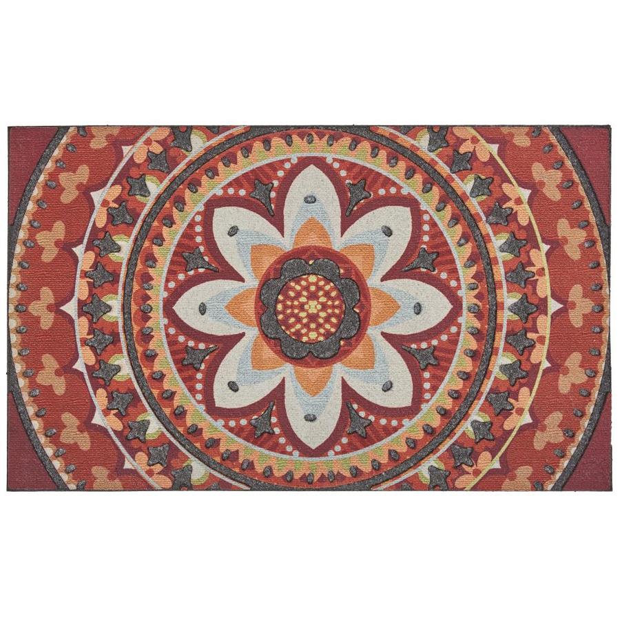 Mohawk Home Mohawk Doorscapes Mat Ancestry Medallion Spice World 1-ft 6 ...