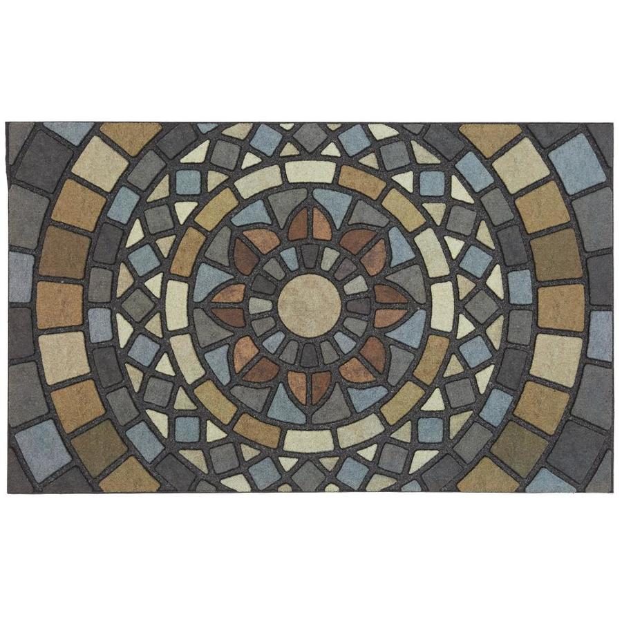 Mohawk Home Mohawk Doorscapes Mat Mosaic Mythos Gray 1-ft 6-inx2-ft 6 ...