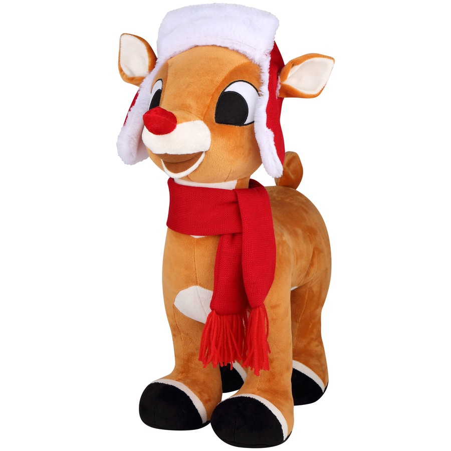 Gemmy Rudolph Greeter at Lowes.com