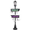 Holiday Living Pre-Lit Lamp Post Sign with Multi-function Multicolor ...