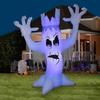 Holiday Living 12.01-ft x 9.28-ft Lighted Grabbing Tree Halloween ...