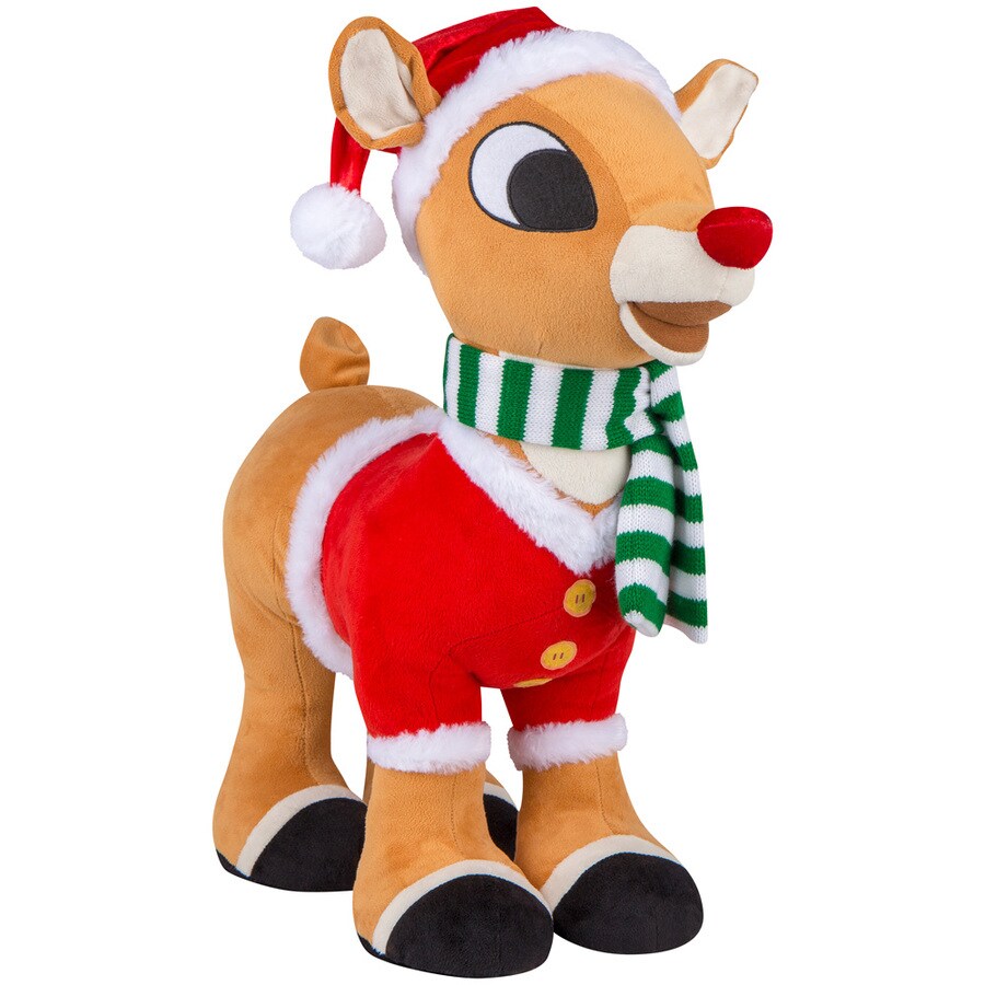 Gemmy Rudolph Greeter at Lowes.com