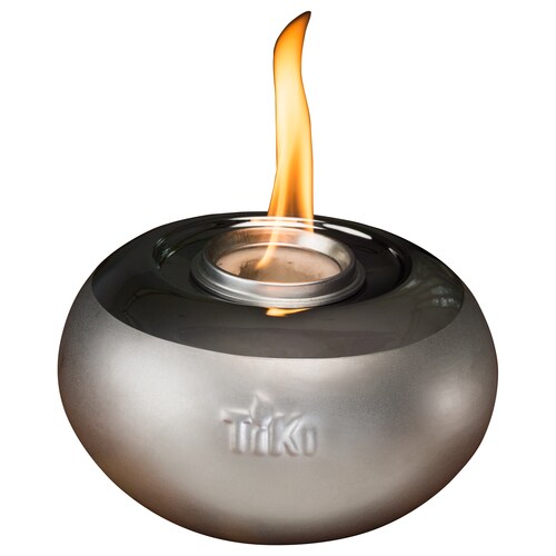 TIKI 6-in Silver Ceramic Tabletop Torch in the Garden Torches ...