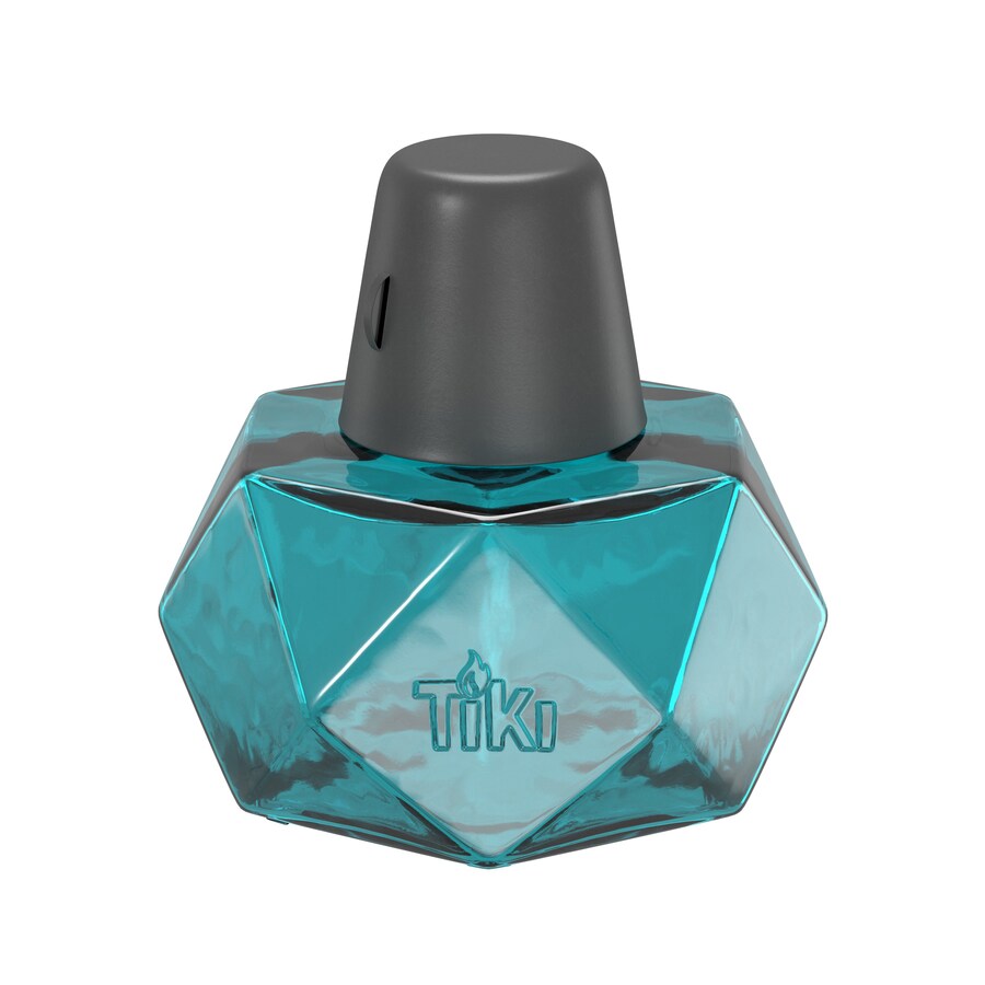 TIKI 4.8-in Blue Glass Glass Citronella Tabletop Torch in the Garden ...