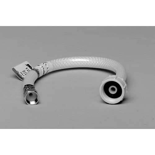 Anderson Barrows 1/2" x 7/8" x 12" Braided PVC Toilet Connector at ...