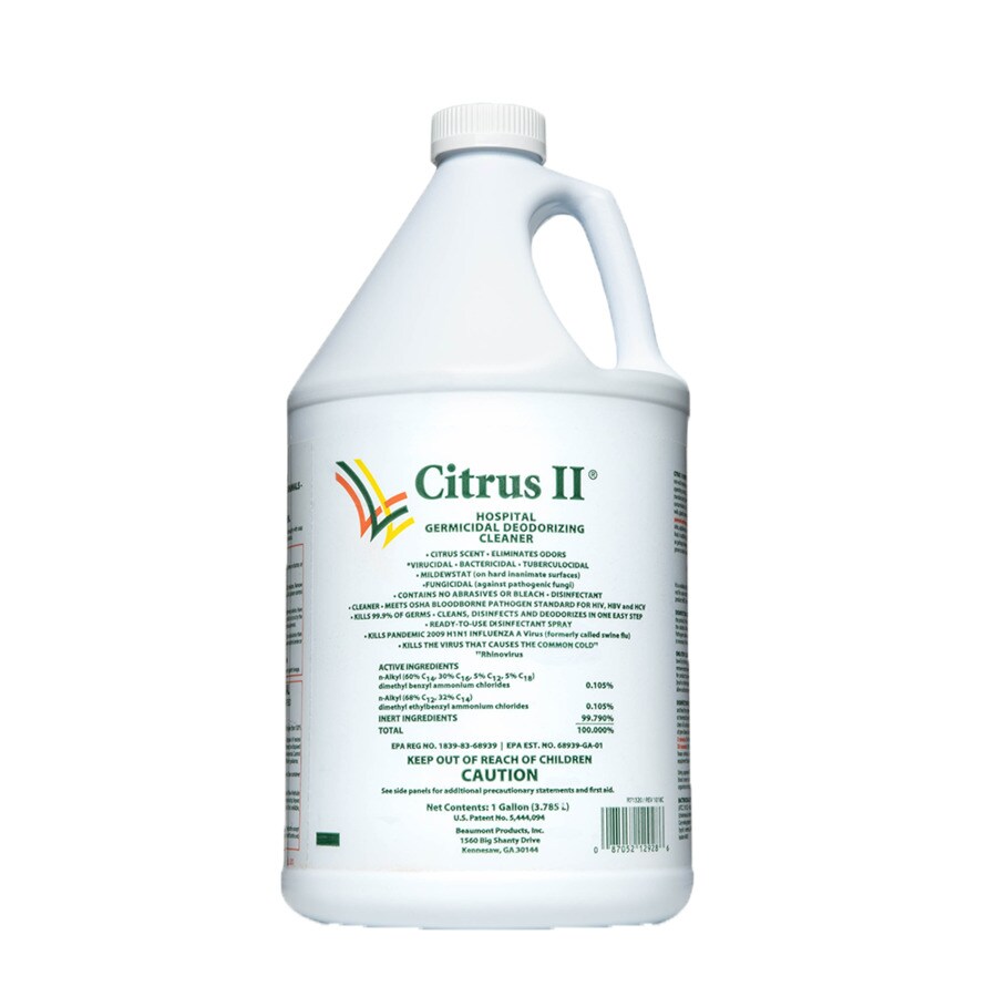 Citrus II 1-Gallon Fresh Citrus Disinfectant Disinfectant Liquid All ...