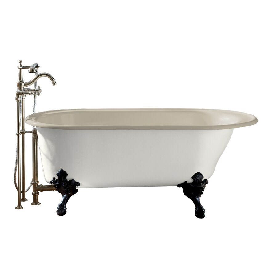 KOHLER Iron Works Historic 36-Inches x 66-Inches Cast iron Oval ...