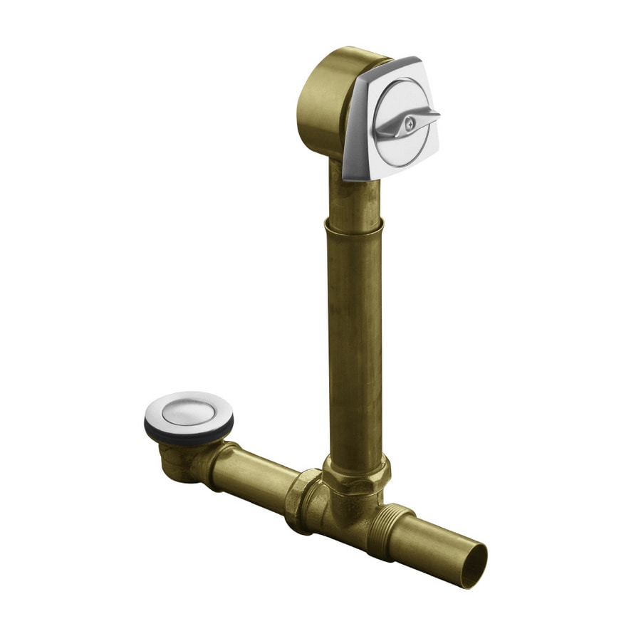 KOHLER Chrome Triplever Drain with Brass in the Bathtub Drains ...