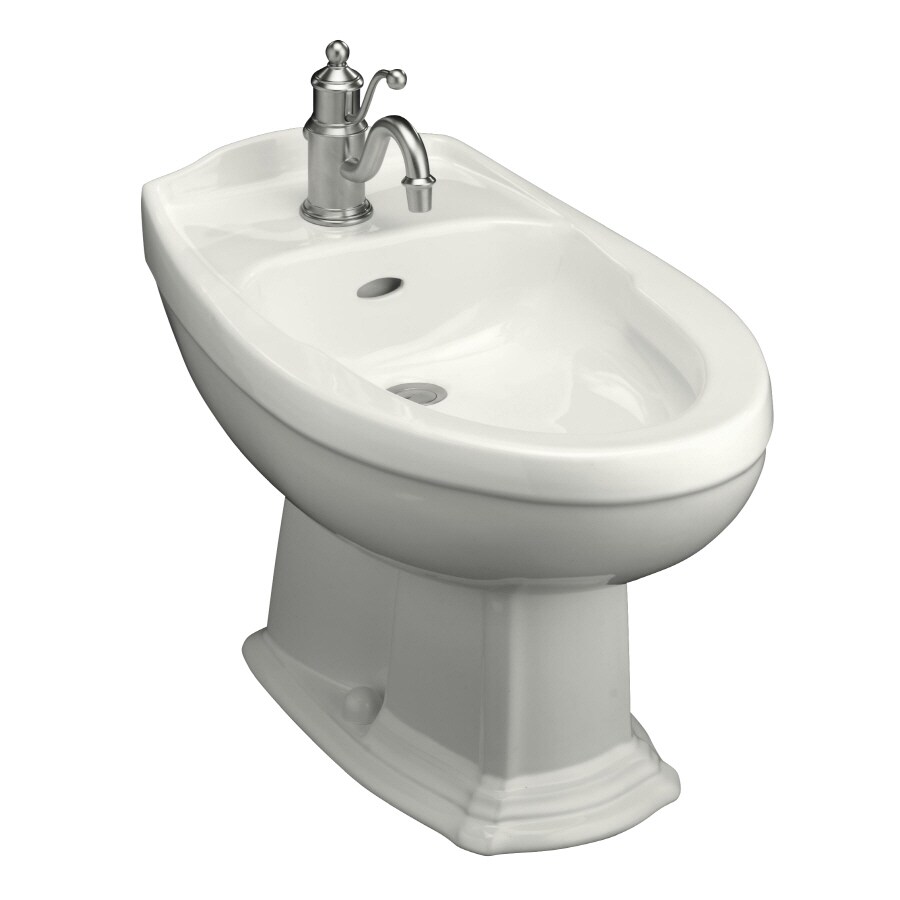 KOHLER Portrait White Elongated Standard Height Bidet in the Bidets ...