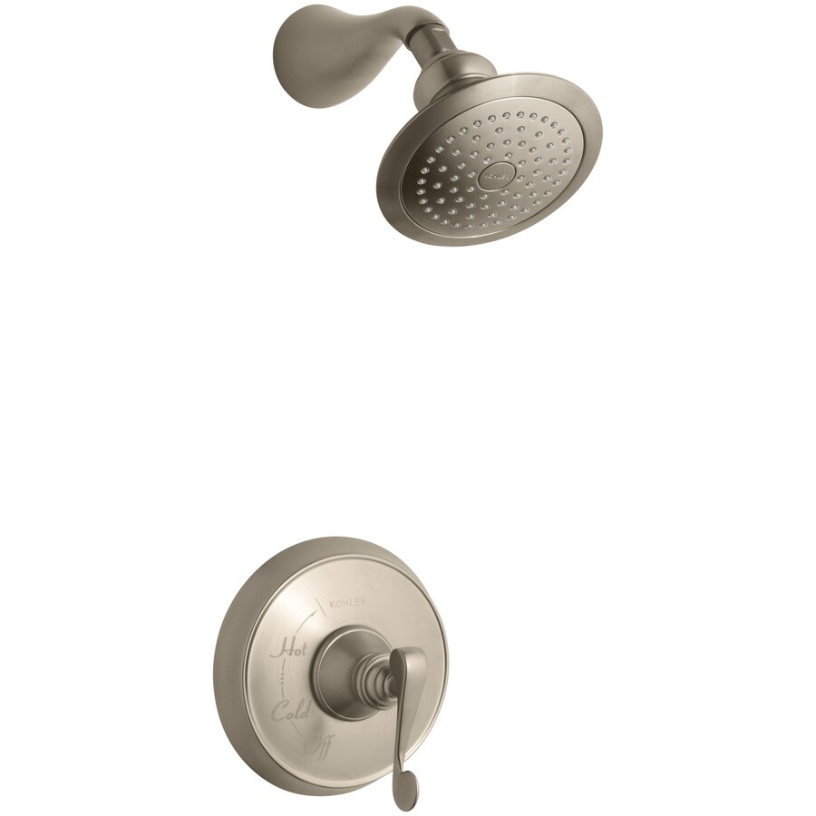 KOHLER Revival Vibrant Brushed Bronze 1-Handle Shower Faucet Trim Kit ...